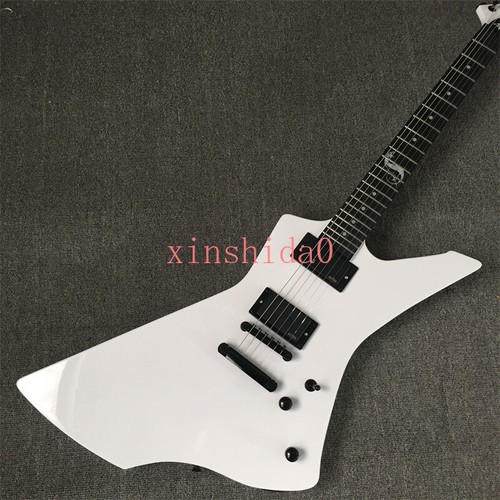 White Snakebyte James Hetfield Electric Guitar 2 Humbuckers Black ...