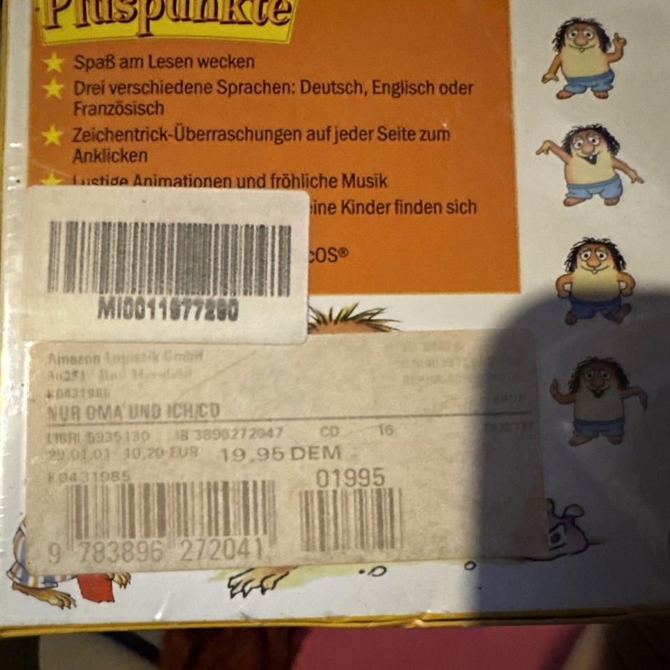 Vintage Mercer Mayer Little Critter JUST GRANDMA & ME Living Books Cd ...