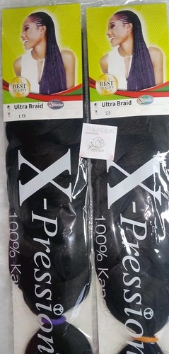 xpression ultra braiding hair (X-pression) 100% Kanekalon | eBay UK