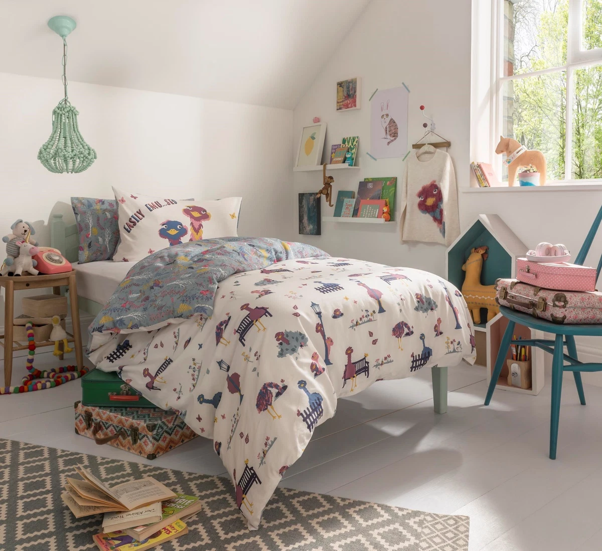 LATTJO Duvet Cover And Pillowcase(s), Animal, Multicolor,