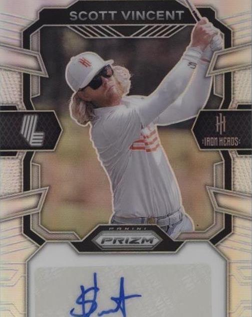 2024 Panini Prizm Liv Golf - Signatures Scott Vincent #SIG-SVI Silver ...