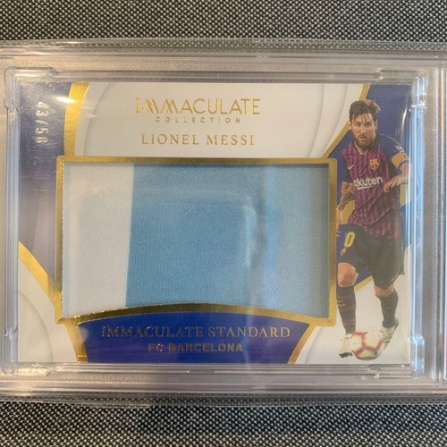 Lionel Messi PANINI Immaculate Relic Soccer Argentina Big Patch Limited ...