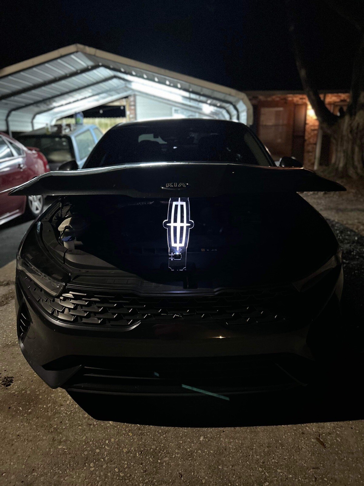 Lincoln LED Car Show Hood Prop | Hood Panel