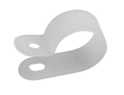 200pcs White Nylon R-Type Cable Clips Fastener for 1/2 Inch 12.7mm Dia ...