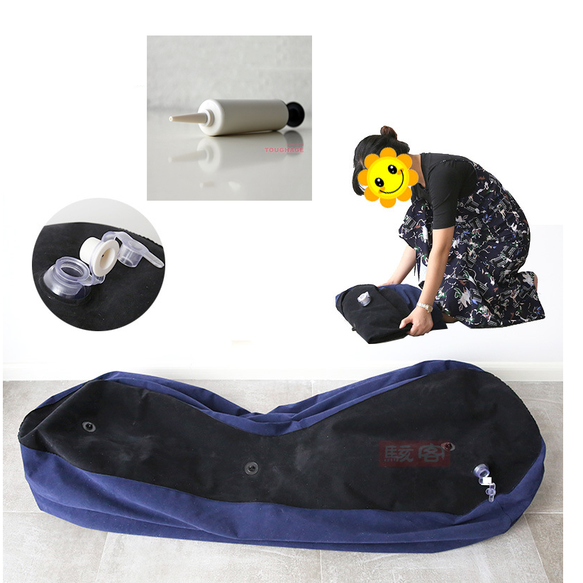 TOUGHAGE Inflatable Sofa Bed Love Position Chair Pillow Cushion for ...