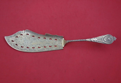 Medallion by Albert Coles Sterling Silver Fish Server brite-cut pierced ...