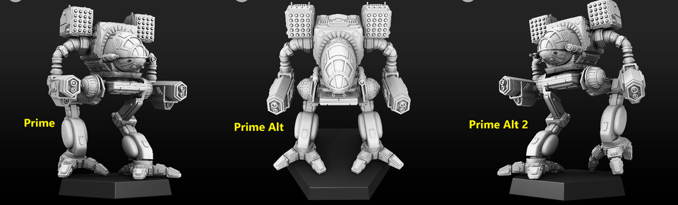 TBR Timber Wolf aka "Mad Cat" "Classic Style" Alt Mech For Battletech ...