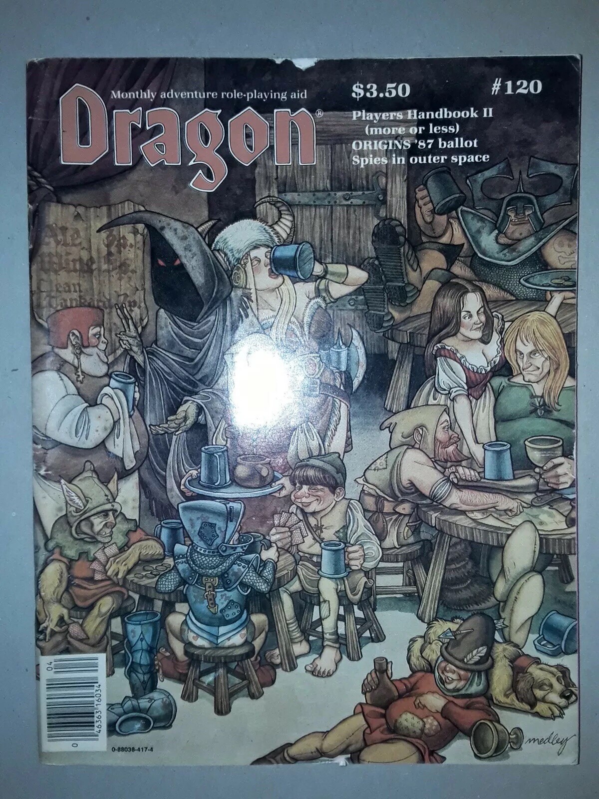 Dragon Magazine # 120 TSR / Wizards of the Coast April Fools Issue | eBay
