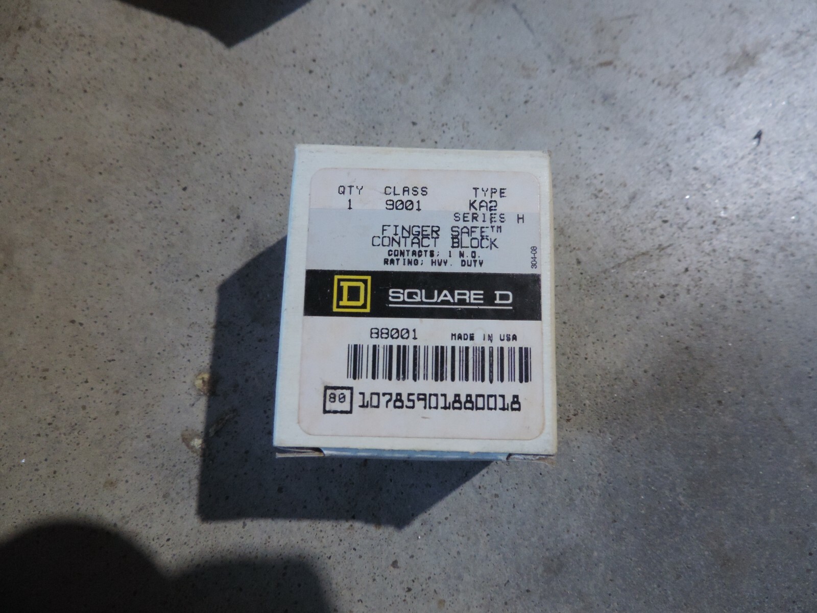 Square D 9001KA2 PLC CONTACT BLOCK STANDARD (FINGERSAFE) 88001 | eBay