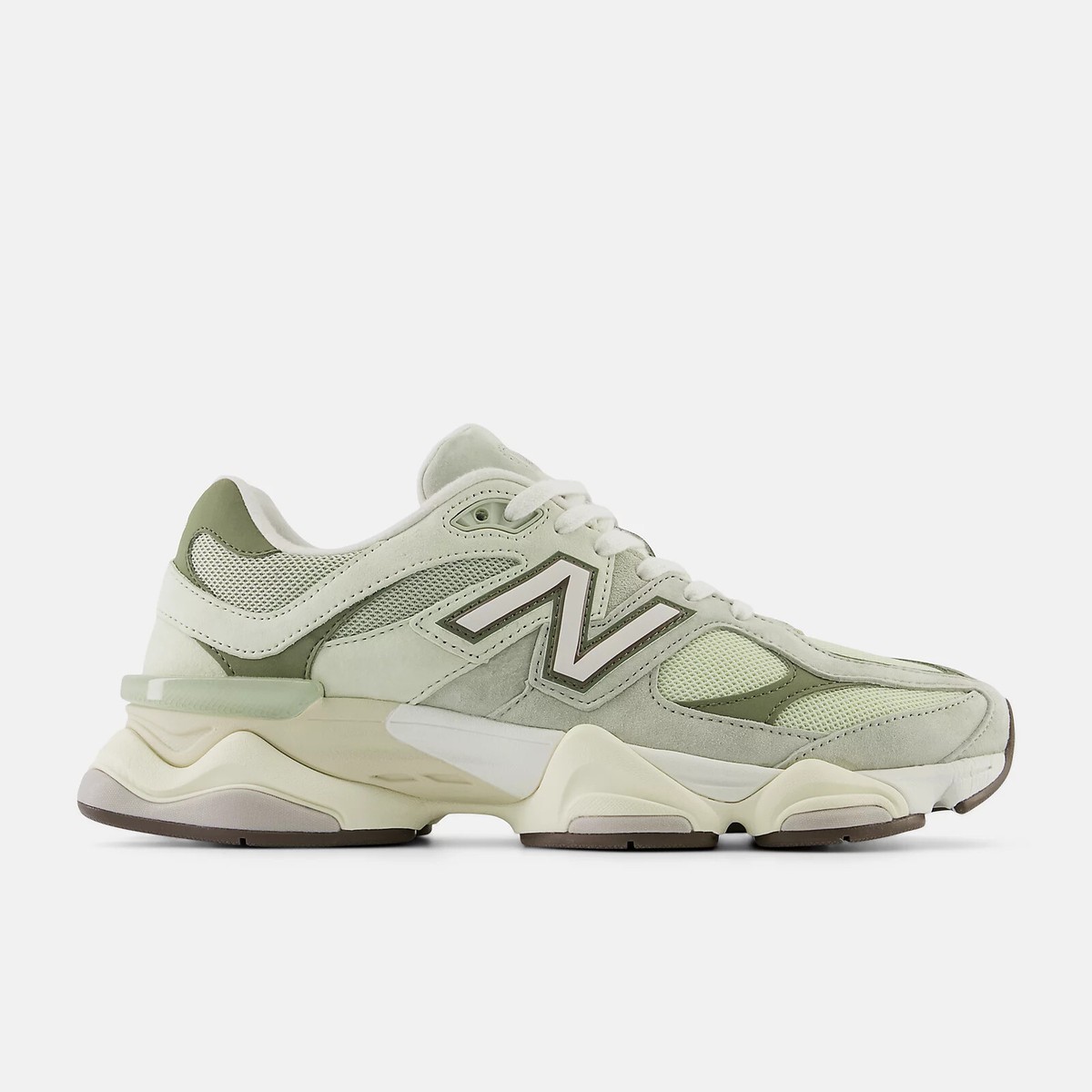 New balance green sneakers store