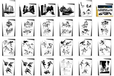 DC style guide print A4 - 62 production design model- Batman ANIMATED ...