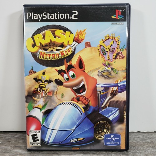 Crash Nitro Kart Sony PS2 PlayStation 2 Complete CIB Black Label Tested ...