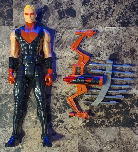 Red Hawkeye & Lightning Bow 12 Inch Action Figure Marvel Avengers ...