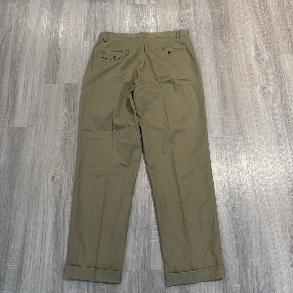 Polo Ralph Lauren Pants Men’s 33x30 Khaki Hammond Pleated Classic Fit Chino New | eBay