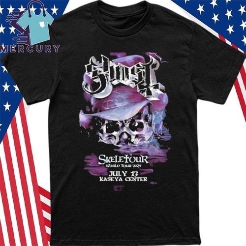 Ghost Jul 13 2025 Kaseya Center World Tour Concert Poster T-Shirt | eBay