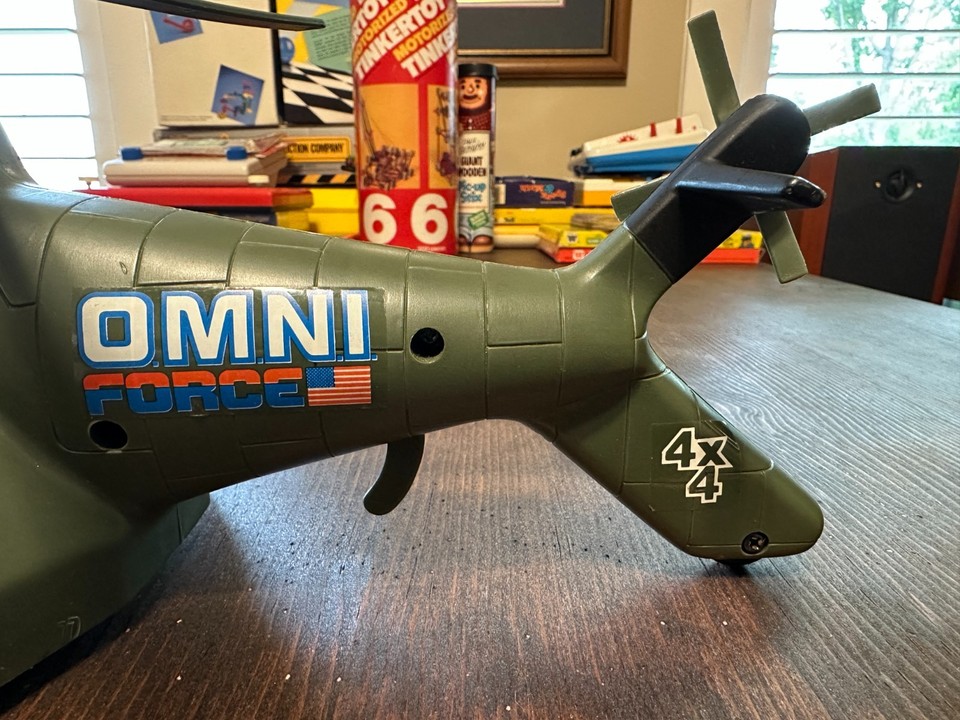 LJN Rough Riders Jeep & Helicopter - Omni Force - Stomper - Jeep Not ...