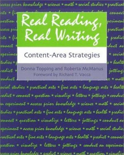 Real Reading, Real Writing : Content-Area Strategies Paperback ...