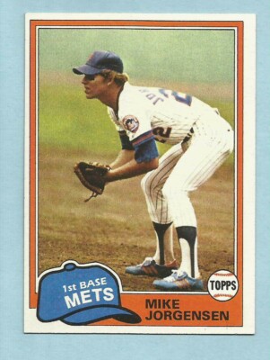 1981 Topps Baseball Mike Jorgensen #698 New York Mets NM/MT ** SET BREAK ** | eBay