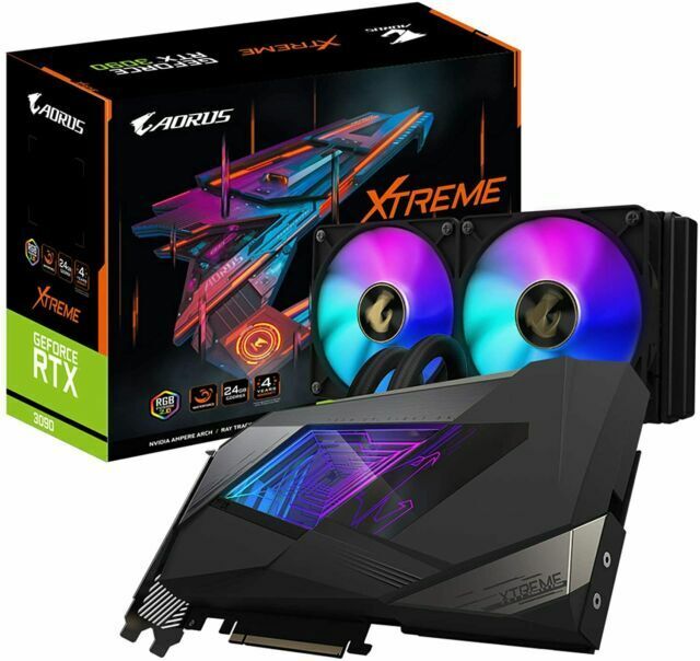 GIGABYTE AORUS GeForce RTX 3090 XTREME WATERFORCE WB 24GB GIGABYTE AORUS GeForce RTX 3090 XTREME WATERFORCE WB 24GB