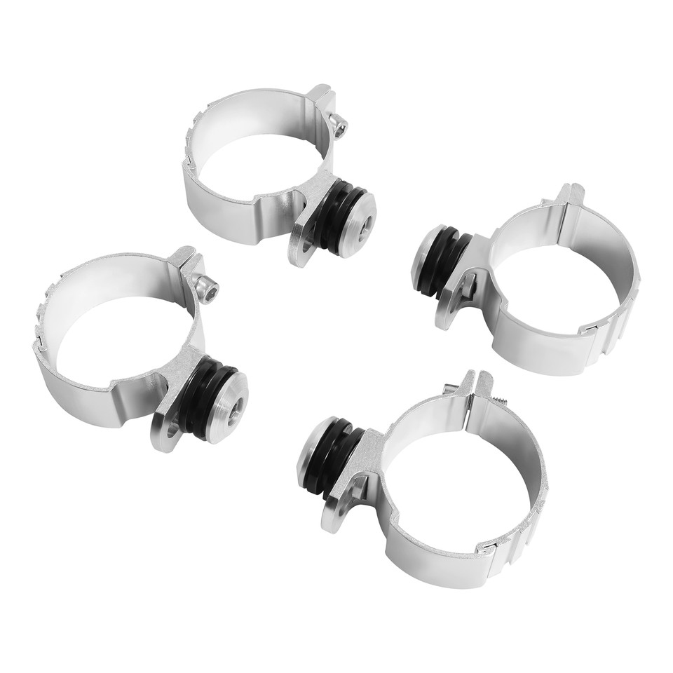 Smoke Windshield 49mm Clamps Fit For Harley Low Rider Street Bob FXBB ...