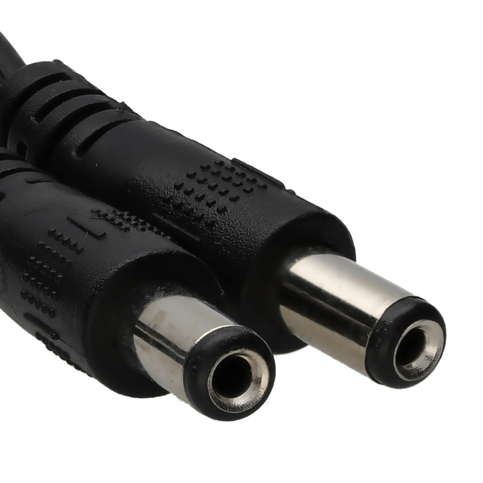 DC Power Splitter 2 way Adapter 2.1mm CCTV 12V PSU to 2 LED/Camera ...