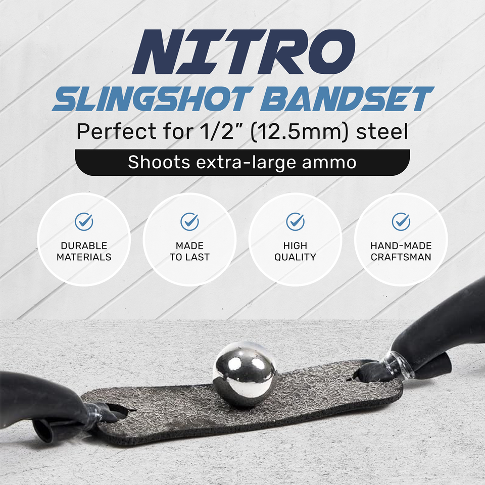 (5-pack) SimpleShot SLINGSHOT BANDS Professional Performance Latex Flat ...