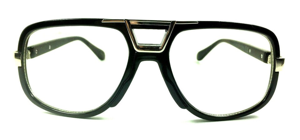 GAZELLE DEEJAY HIP HOP CLEAR LENS SUNGLASSES SQUARE OVERSIZED RUN DMC ...