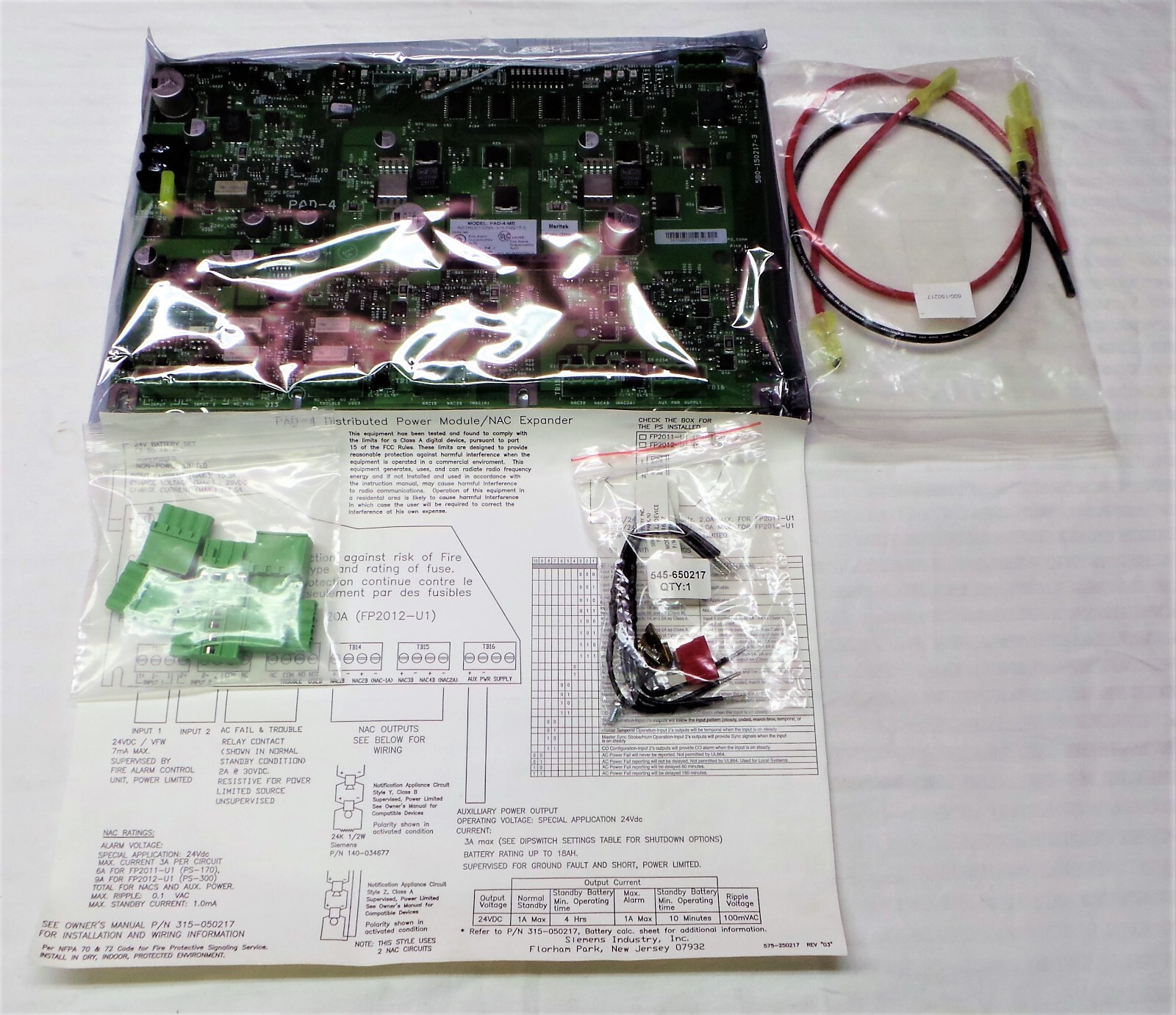 Siemens+PAD-4+Power+Supply+NAC+Circuit+Extender+-+500650217+%28Green%29 ...