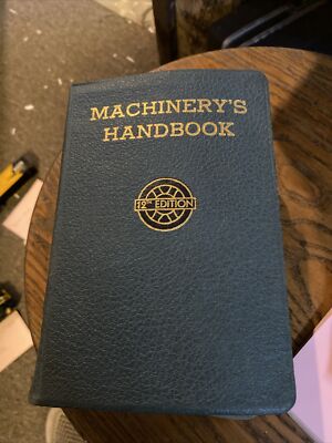 Manuals, Books & Plans - Machinery's Handbook 17Th Edition