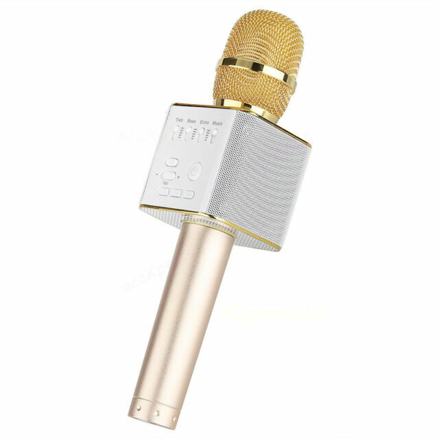 Wireless Handheld Microphone KTV Karaoke Stereo USB Player Bluetooth Q7 ...