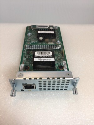 Cisco NIM-1MFT-T1/E1 w/ PVDM4-32 4th Multiflex Trunk Voice WAN ISR ...