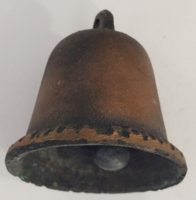 Vintage Souvenir San Gabriel Mission Bronze Bell with Clapper | eBay