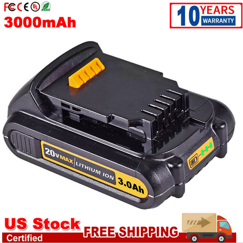 Battery 3.0Ah For Dewalt DCB203 20V 20 Volt Max 3Ah XR Lithium Ion ...