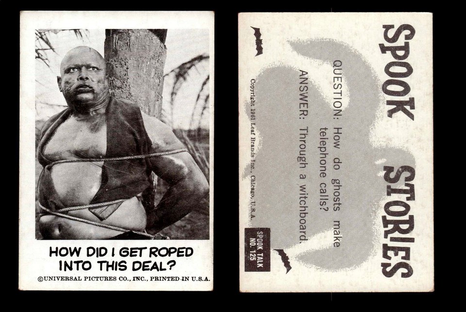 1961 Spook Stories Series 2 Leaf Vintage Trading Cards You Pick Singles ...