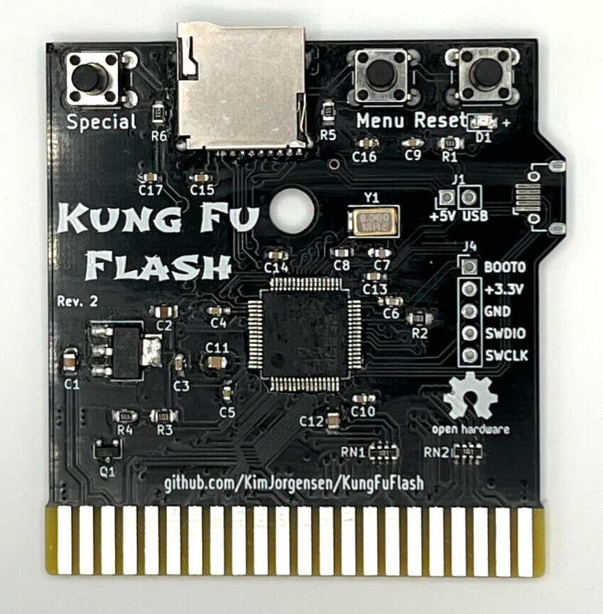 Kung Fu Flash Commodore 64 Cartridge New Fully Assembled USA Seller C64 ...
