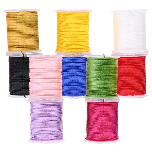 10 Colors Nylon Rope Beading String Cord Pack Thread for Bracelets | eBay