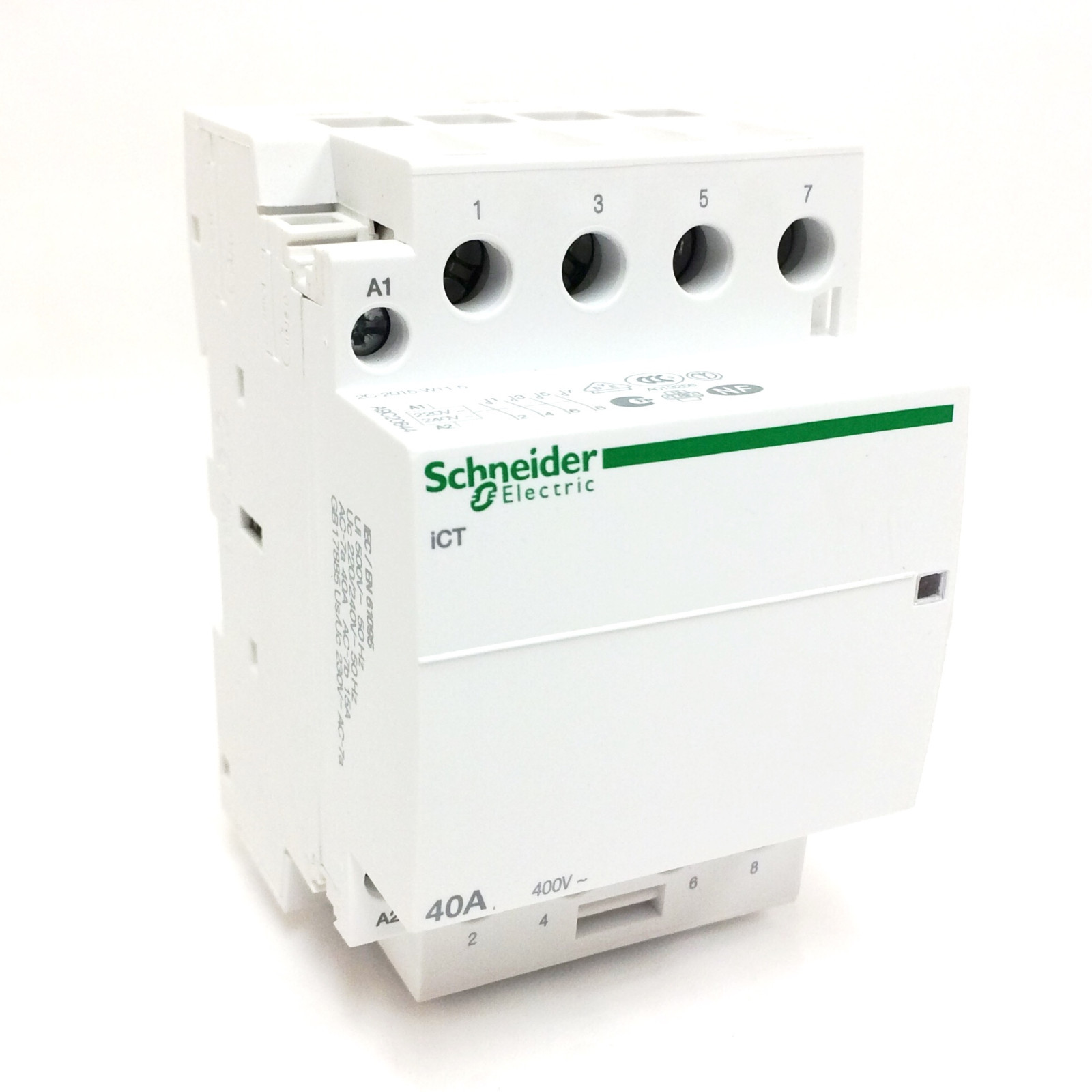 4-Pole Contactor A9C20844 Schneider 220/240VAC 40A Acti9 ICT 008862 | eBay