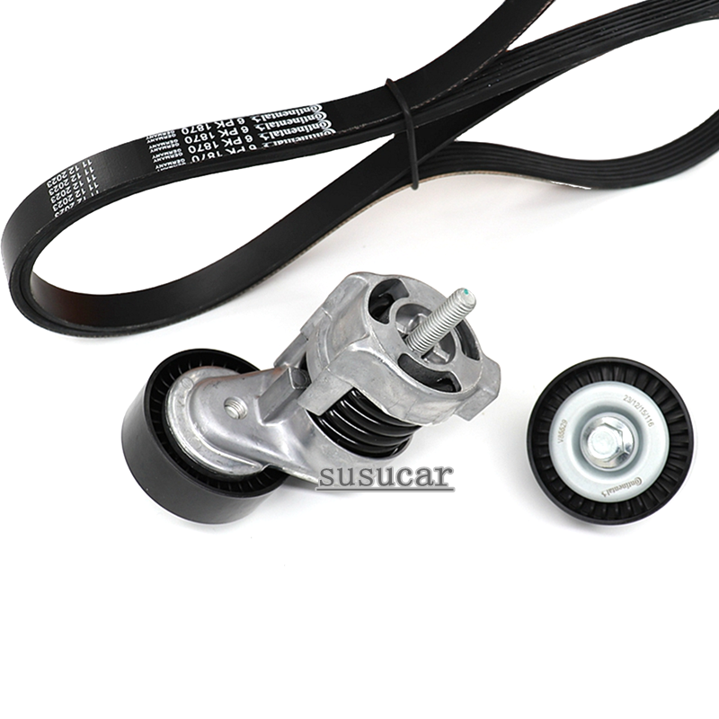 CONTINENTAL Belt Tensioner Pulley Kit 11287524267 For BMW E90 E91 E92 ...