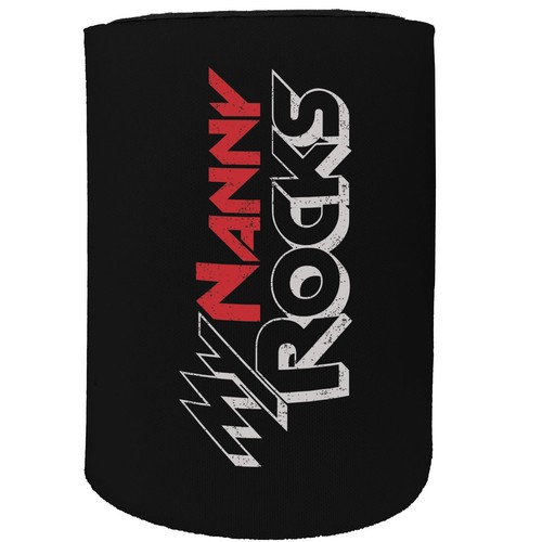 Stubby Holder - My Nanny Rocks - Funny Novelty Christmas Gift Joke Beer ...