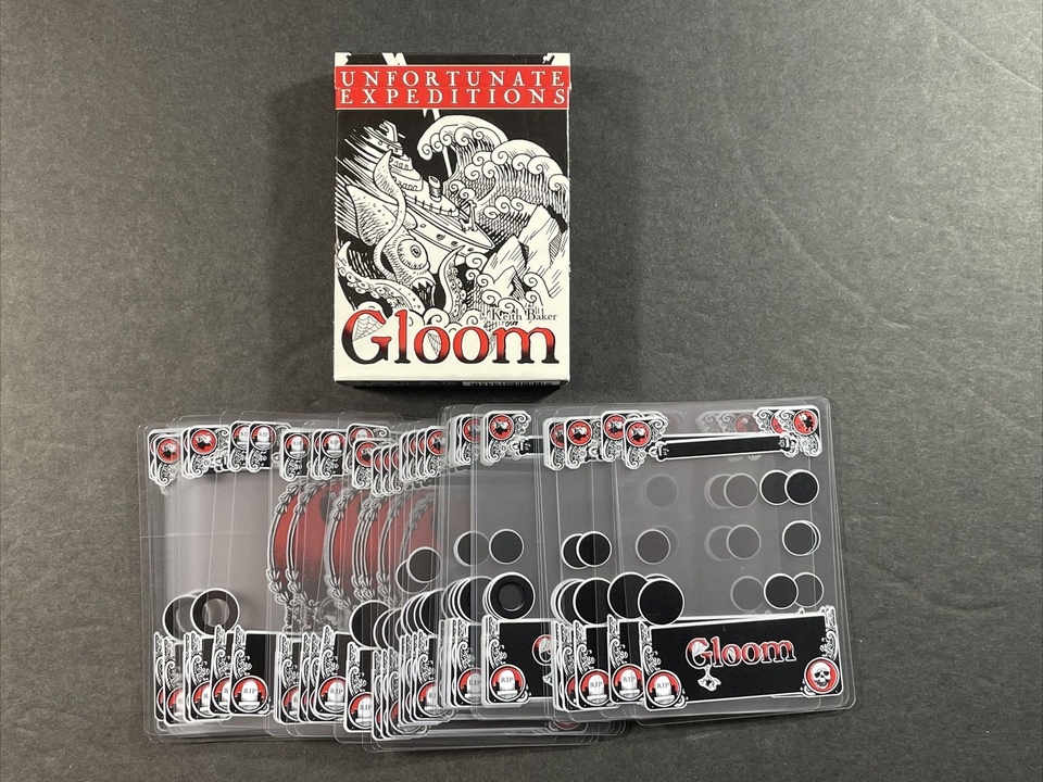 Gloom Card Game by Keith Baker - Legacy Edition - Plus 4 Expansion ...