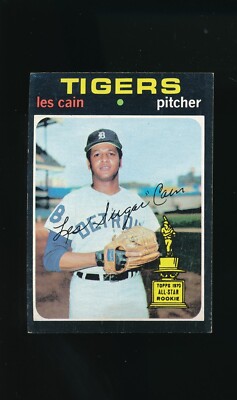 1971 Topps #101 Les Cain * Pitcher * Detroit Tigers * EX-MT * | eBay