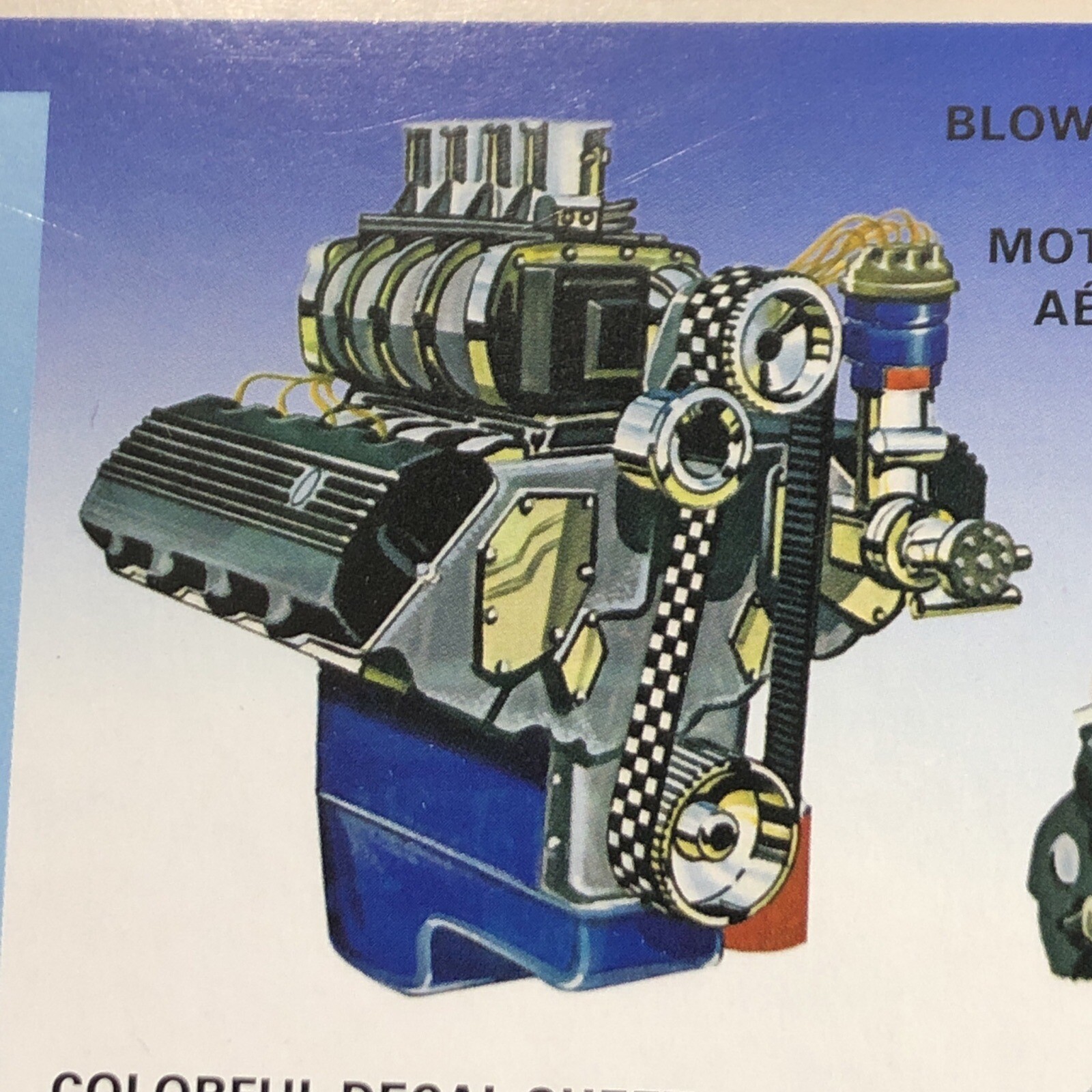 Ford 427 SOHC Drag Race Gasser ENGINE W Blower Hilborn 1:25 AMT LBR ...