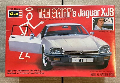 THE SAINT'S Jaguar XJS (Sealed original 1979 Revell 1/25 Model Kit ...