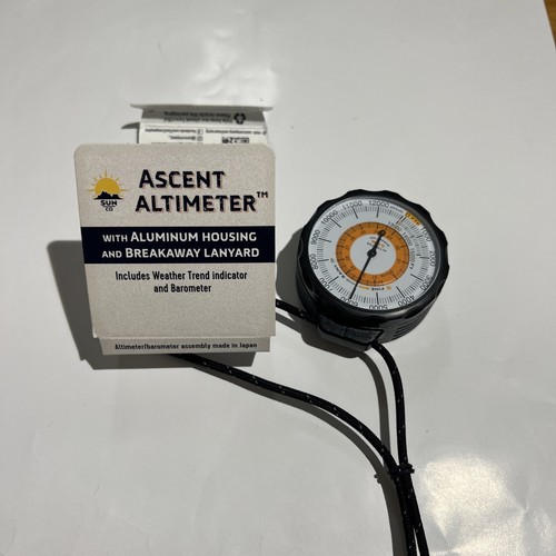 Sun Company Ascent Battery-Free Altimeter Barometer Gauge Feet/Meter ...