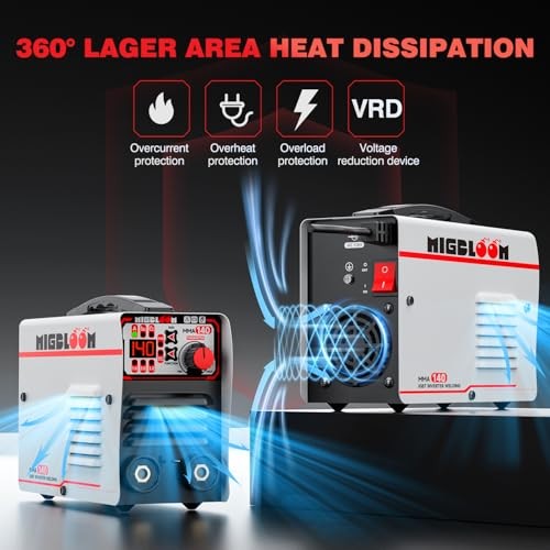140A Stick Welder Machine 110V Small ARC Welding Machine Portable Mini ...