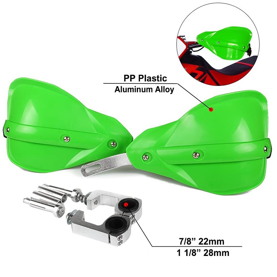 Motorcycle Hand Guards ATV Hand Guards 7/8" 1 1/8" For KLX110 KFX400 ...