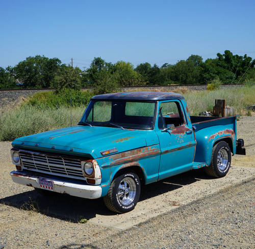 1969 Ford F-100 Factory Short Bed Vintage Flareside aka Stepside Bump ...