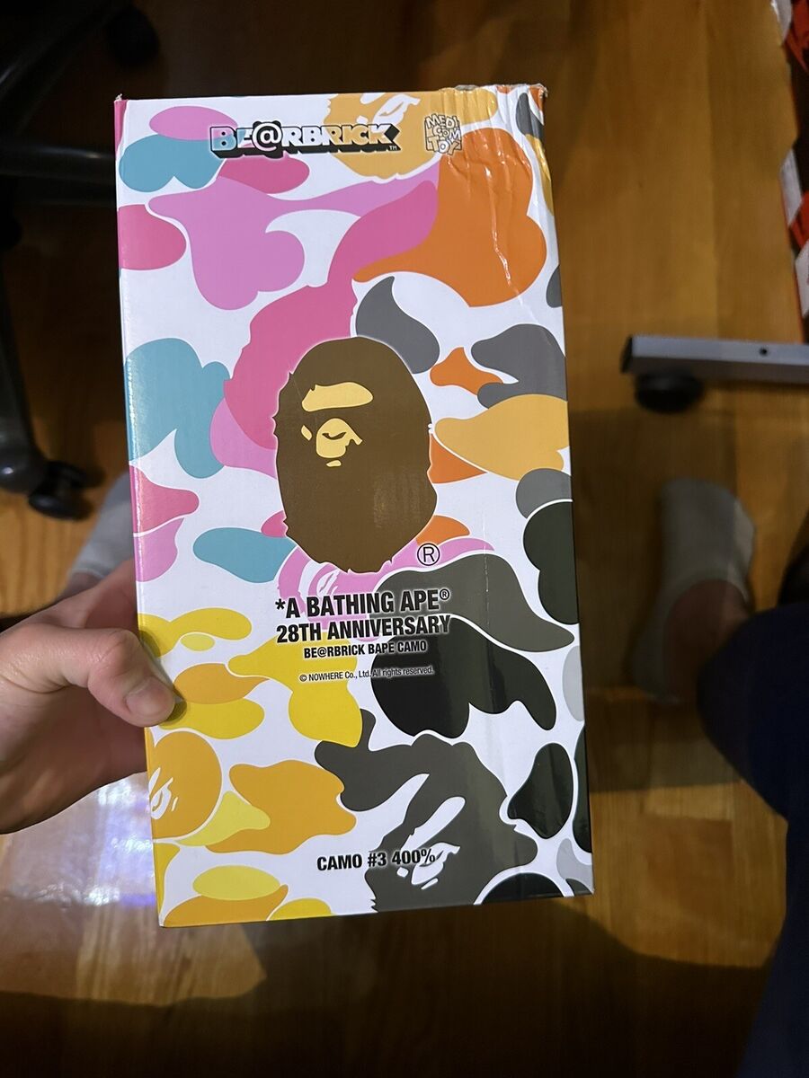 BE@RBRICK 400% A BATHING APE 28th ANNIVERSARY BAPE CAMO #3 BE@RBRICK 400% A BATHING APE 28th ANNIVERSARY BAPE CAMO #3