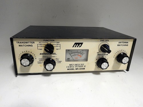 EXCELLENT CONDITION MFJ-949B 300 WATT 160-10 METERS CONTINUOUS ANTENNA ...