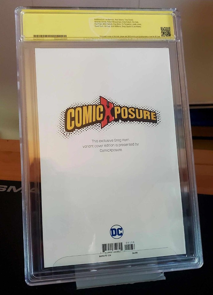 CBCS 9.4 Batman #50 Verified Signatures: J. LEE, G. CAPULLO, G. HORN ...